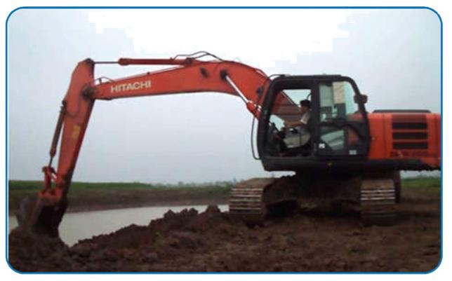 Hitachi ZX200-5G - Mindipile | Thi công và xử lý nền móng công trình